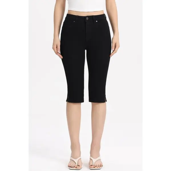 BAYEAS Capri Jeans - Black