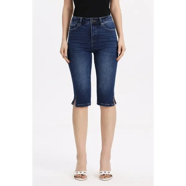 BAYEAS Capri Jeans - Dark Blue