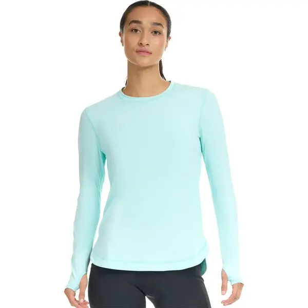 BLOQUV 50+ Upf Performance Scalloped Top - Mint