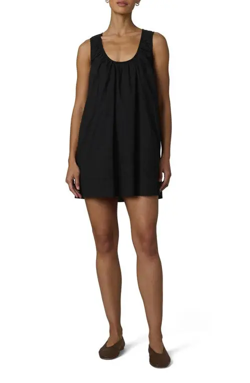 Joe's Jeans The Ana U-neck Sleeveless Cotton Voile Minidress - Black