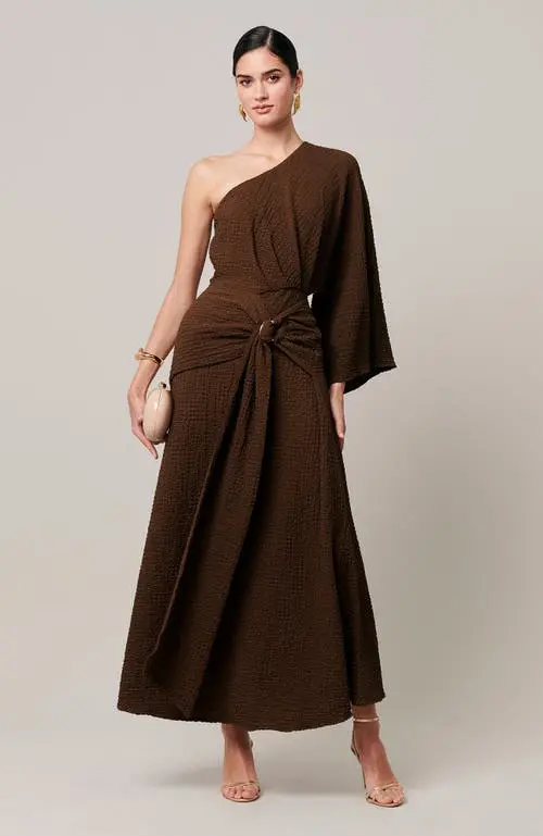 SAVEL Ellie Midi Dress - Chocolate