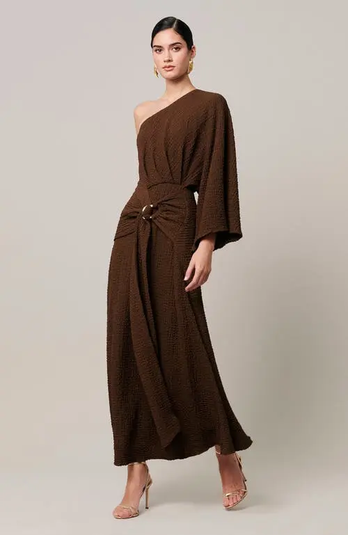 SAVEL Ellie Midi Dress - Chocolate