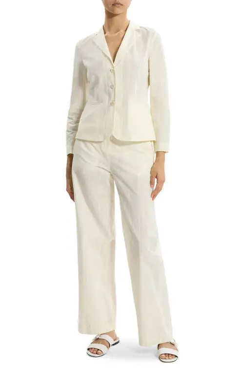 Theory Shrunken Organic Cotton Blazer
