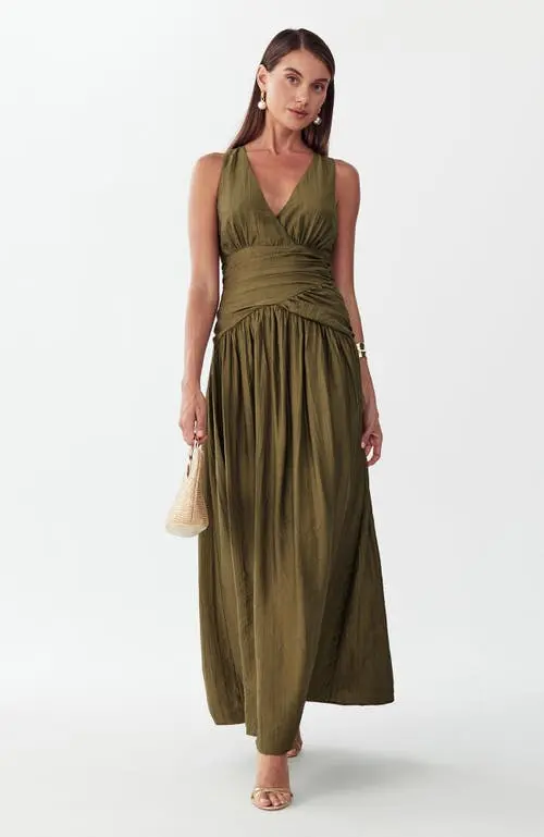 ST MRLO Jasa Midi Dress - Olive