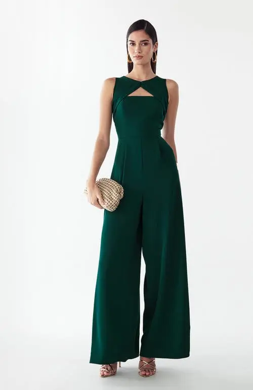 BWLDR Heather Jumpsuit - Emerald