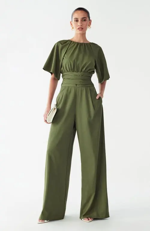 WILLA Penny Jumpsuit - Khaki