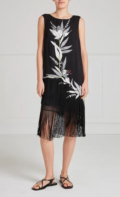 TEMPERLEY LONDON Madeline Mini Dress - Black