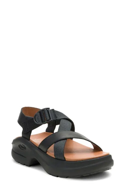 CHACO Cushform Sport Sandal - Black