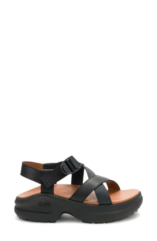 CHACO Cushform Sport Sandal - Black