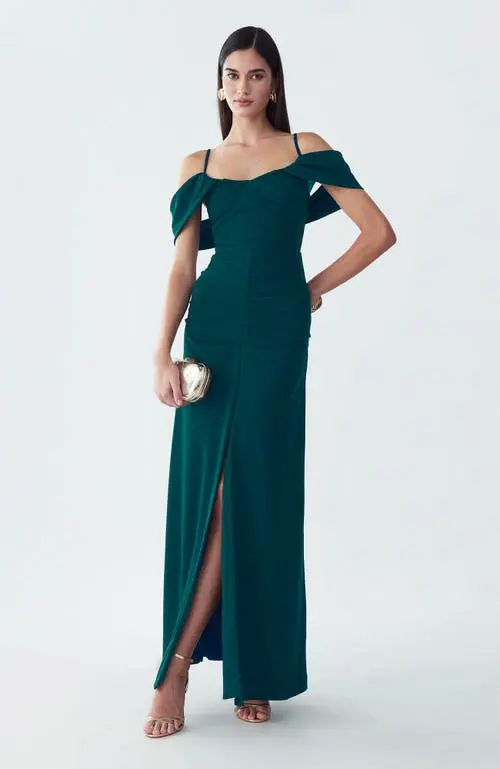BWLDR Ida Maxi Dress - Emerald