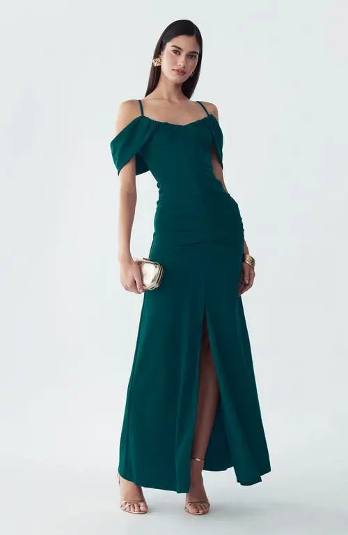 BWLDR Ida Maxi Dress - Emerald