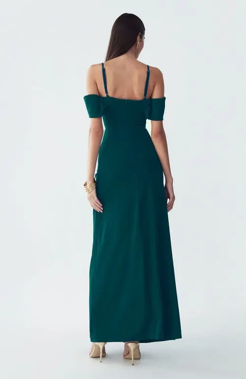 BWLDR Ida Maxi Dress - Emerald