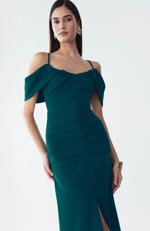 BWLDR Ida Maxi Dress - Emerald