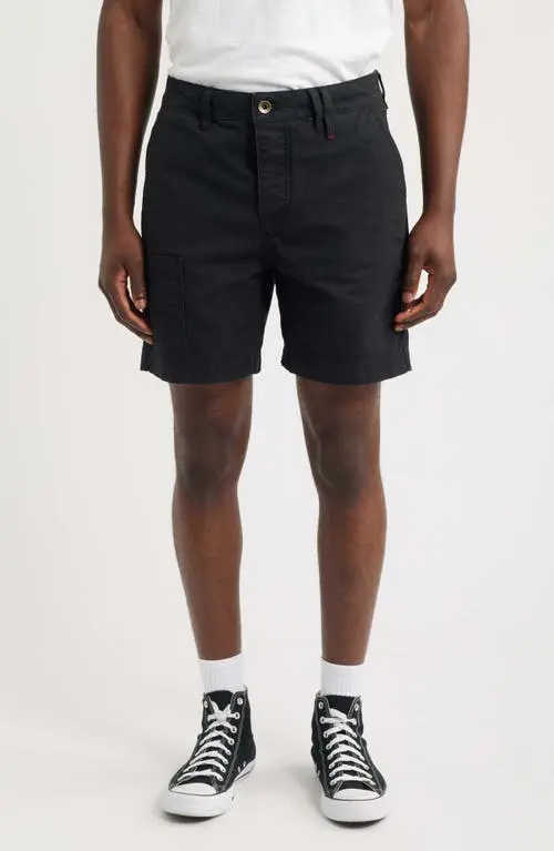IMPERFECTS Courier Craft Canvas Shorts - Obsidian