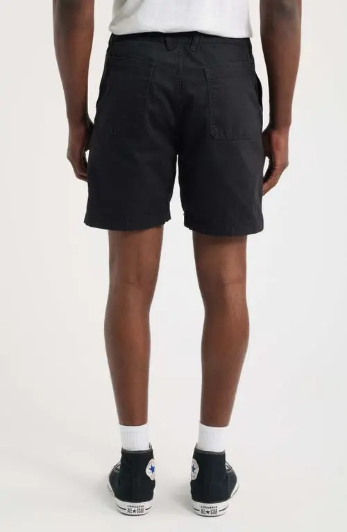 IMPERFECTS Courier Craft Canvas Shorts - Obsidian