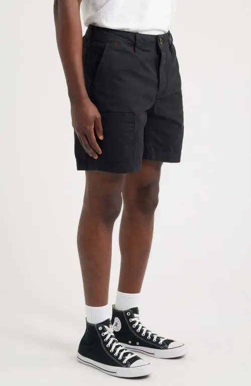 IMPERFECTS Courier Craft Canvas Shorts - Obsidian