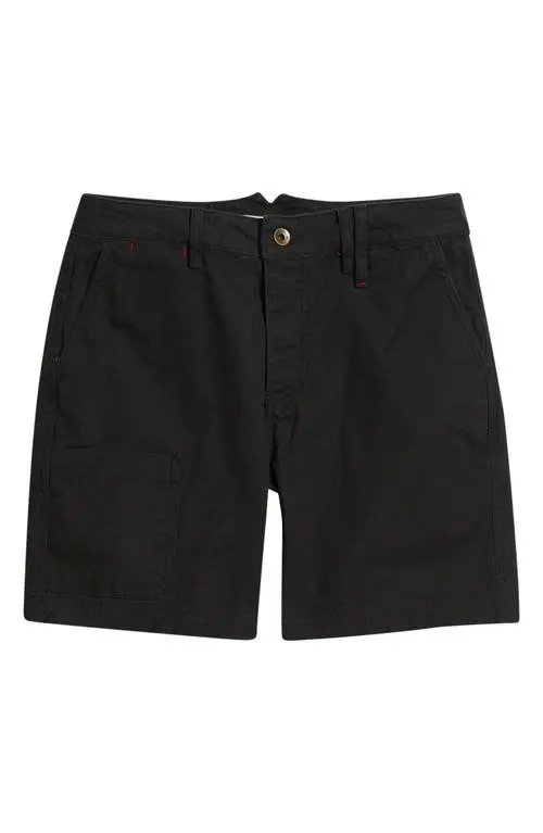 IMPERFECTS Courier Craft Canvas Shorts - Obsidian