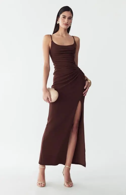 BWLDR Lani Maxi Dress - Chocolate