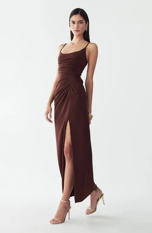 BWLDR Lani Maxi Dress - Chocolate