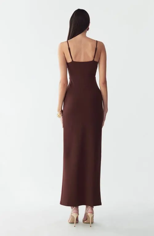 BWLDR Lani Maxi Dress - Chocolate