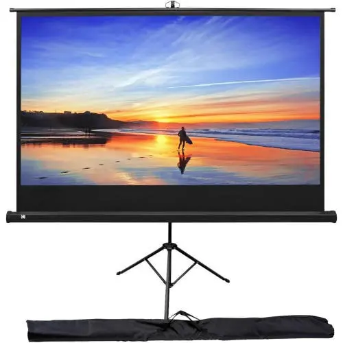 KODAK 80 Projector Screen With Stand - Black