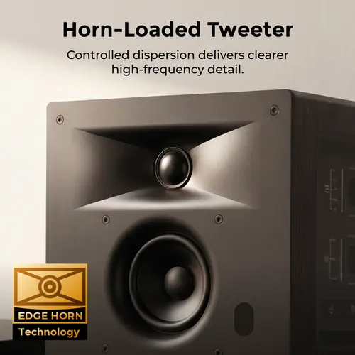 ULTIMEA Bs-3 3-way Bluetooth Bookshelf Speakers With Hdmi Arc, 70w Rms, 5.25" Woofer