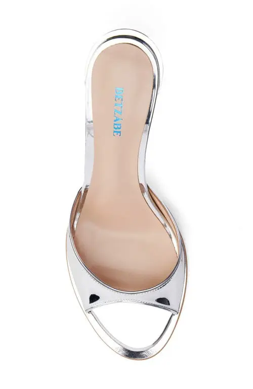 BETZÁBE Jenni Metallic Calfskin Sandal