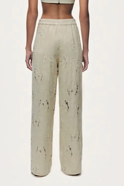 NOCTURNE Jacquard Wide Leg Trousers