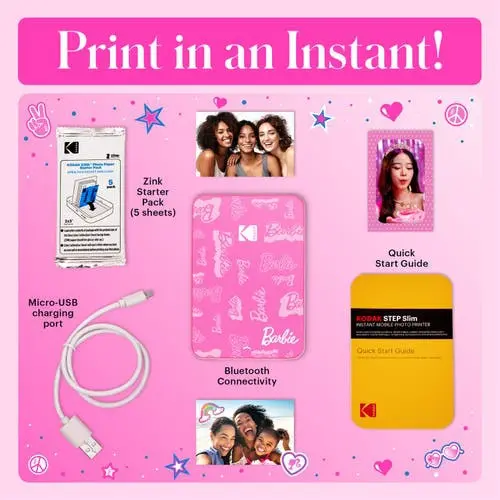 KODAK Step Slim Wireless Instant Portable Photo Printer