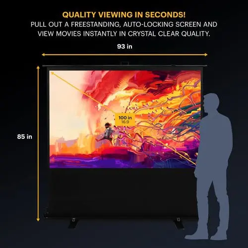 KODAK 100 Portable Projector Screen