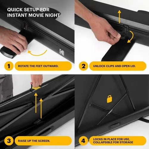 KODAK 100 Portable Projector Screen