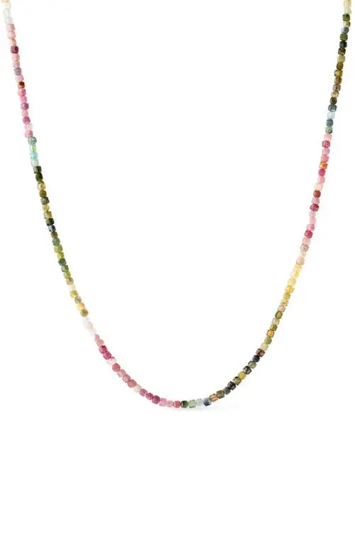 ANA LUISA Solid Yellow Tourmaline Beaded Necklace - Gold