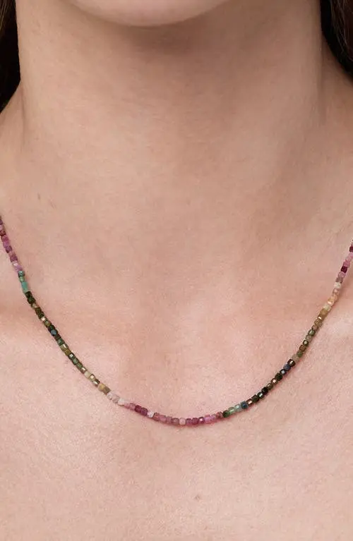 ANA LUISA Solid Yellow Tourmaline Beaded Necklace
