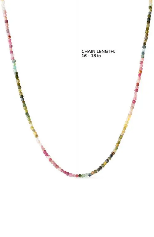 ANA LUISA Solid Yellow Tourmaline Beaded Necklace