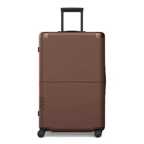 JULY Checked Plus Expandable - Dark Brown
