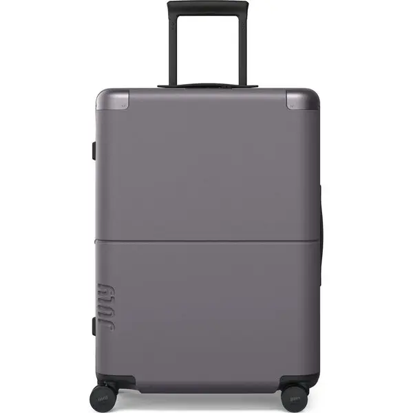 JULY Checked Expandable Luggage - Shadow