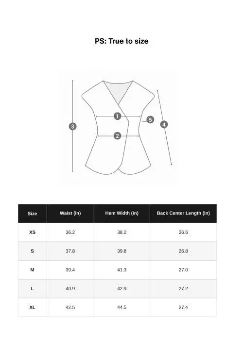 NOCTURNE Tailored Button Front Vest