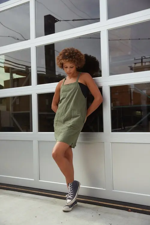 KNOWN SUPPLY Macy Dress - Army