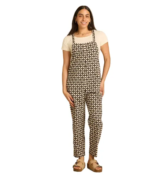 KNOWN SUPPLY Cadence Overall - Eucalyptus Check