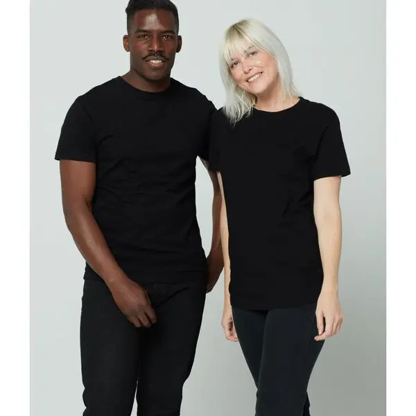 KNOWN SUPPLY Organic Cotton Crewneck T-shirt - Black