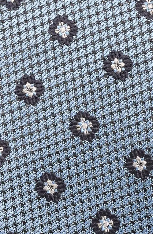 Zegna Floral Medallion Silk Tie