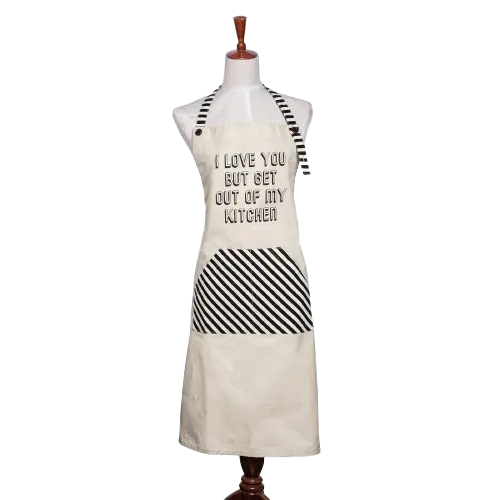 Totalee Gift Get Out Of My Kitchen Apron Cotton