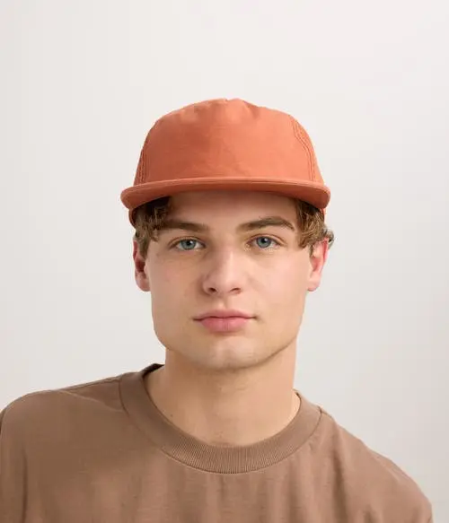 KNOWN SUPPLY 5-panel Camp Hat - Rust