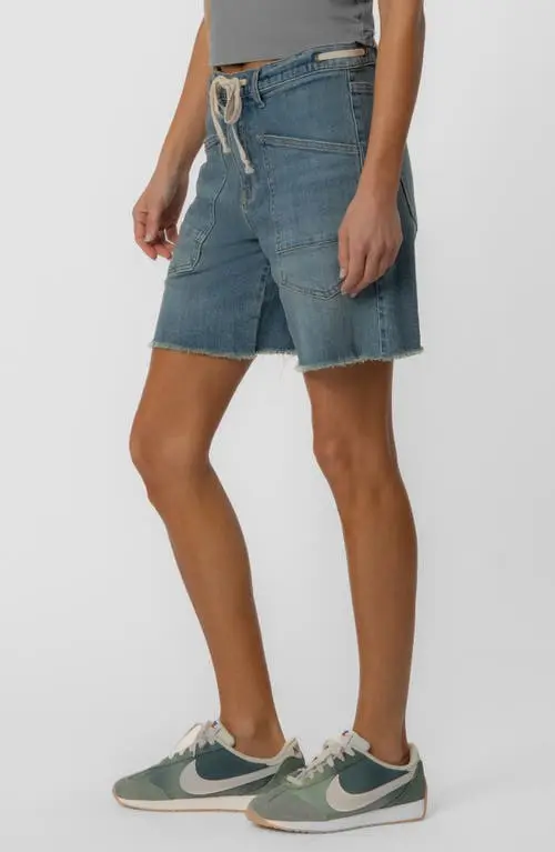 Kut From The Kloth Holly Drawstring High Waist Denim Shorts