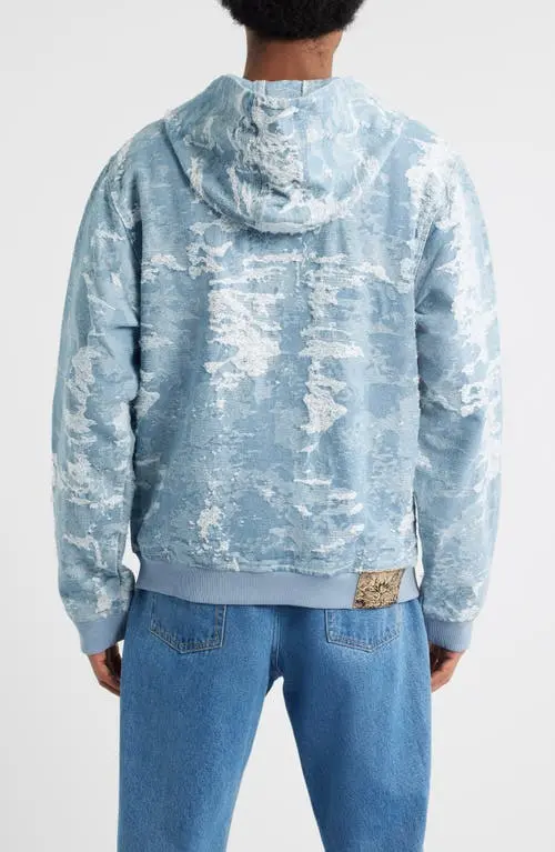 VERYRARE Saint Michael Jacquard Zip-up Hoodie