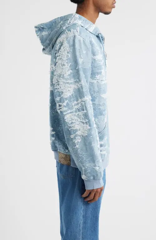 VERYRARE Saint Michael Jacquard Zip-up Hoodie