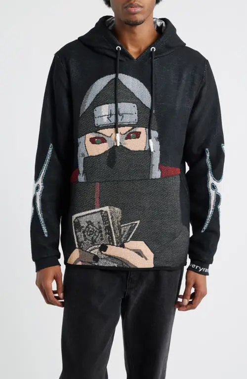 VERYRARE Naruto Kakuzu Jacquard Hoodie - Black