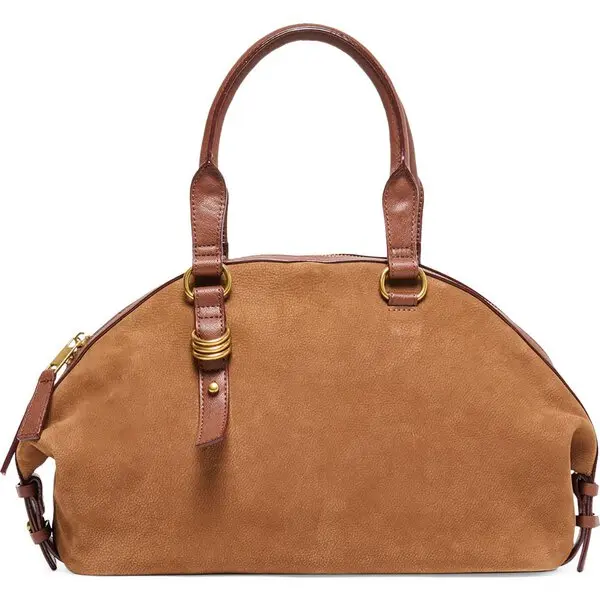 Dolce Vita Sion Leather Satchel - Cognac