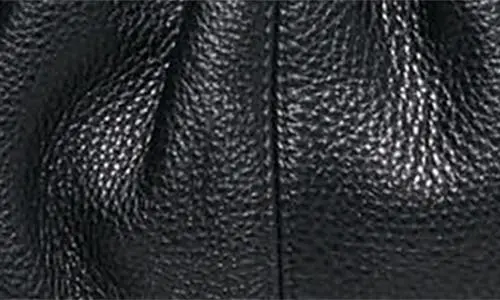 Dolce Vita Sloan Ruched Leather Shoulder Bag - Black
