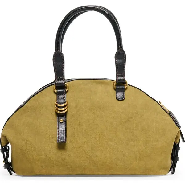 Dolce Vita Sion Cotton Canvas Satchel - Olive